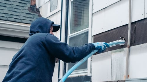 Adding Insulation to Exterior Walls: Installing RetroFoam with ...